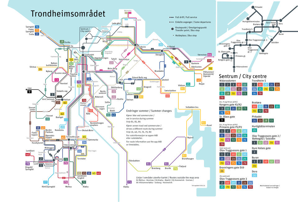 Trondheim area - AtB
